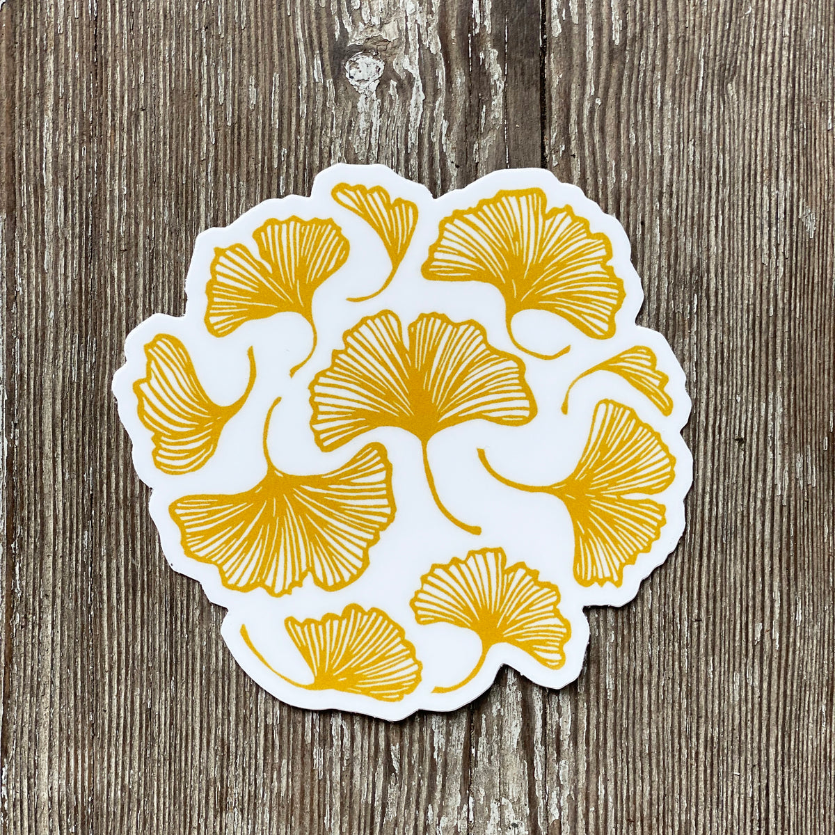 Ginkgo Vinyl Sticker – Coxswain Press