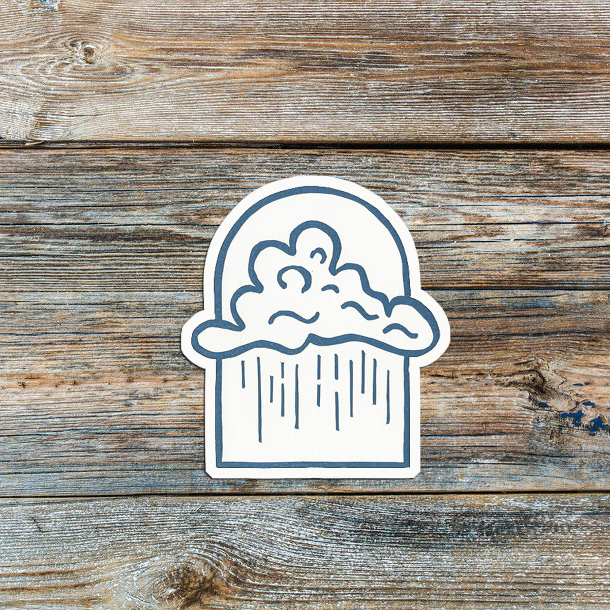 Rainy Days Vinyl Sticker – Coxswain Press